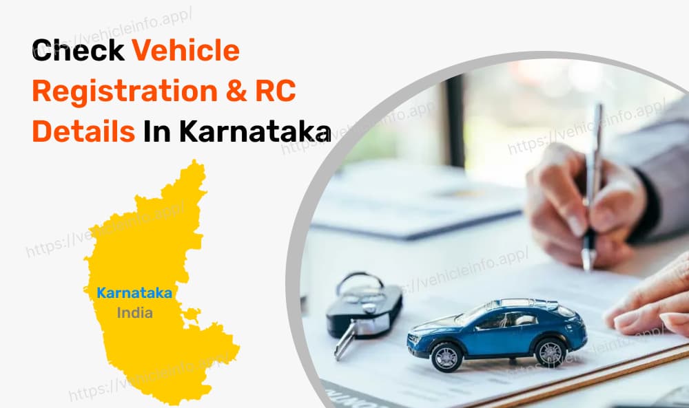 Check Vehicle Registration & RC Details in Karnataka | Vehicelinfo