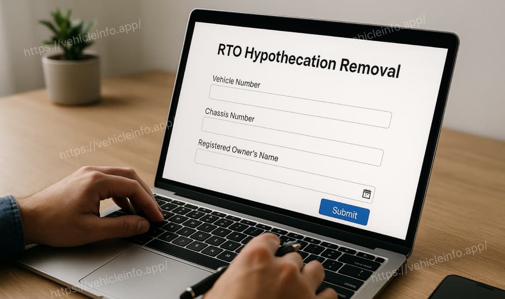 Online Process for RTO Hypothecation Removal
